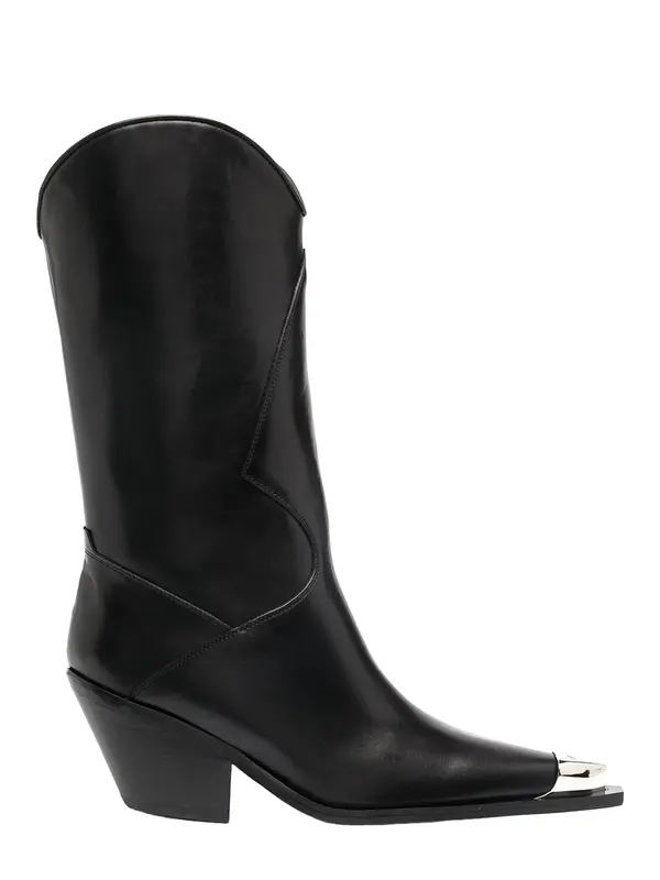 MISBHV Metallic Toe Boots - Black