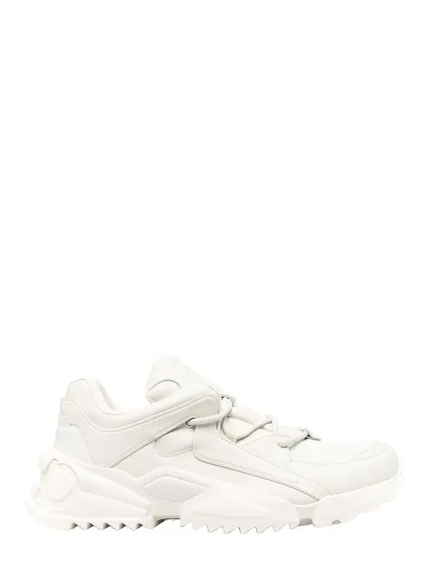 FERRAGAMO Gancini Low-top Sneakers - White
