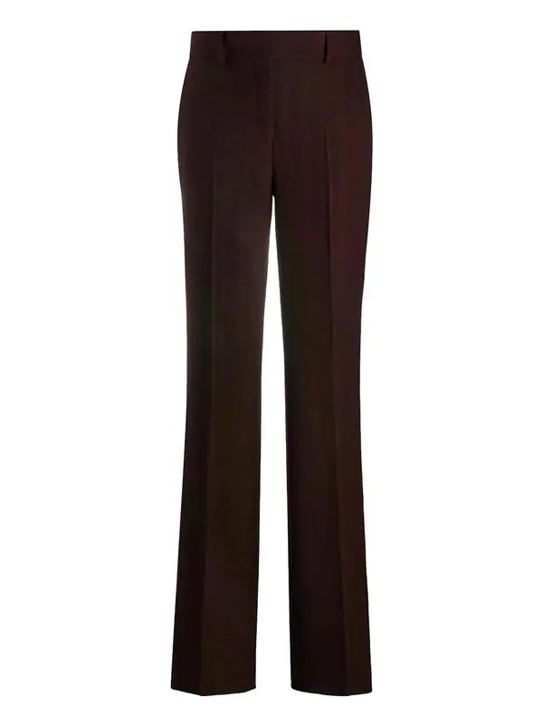 FERRAGAMO Straight-leg Trousers - Red