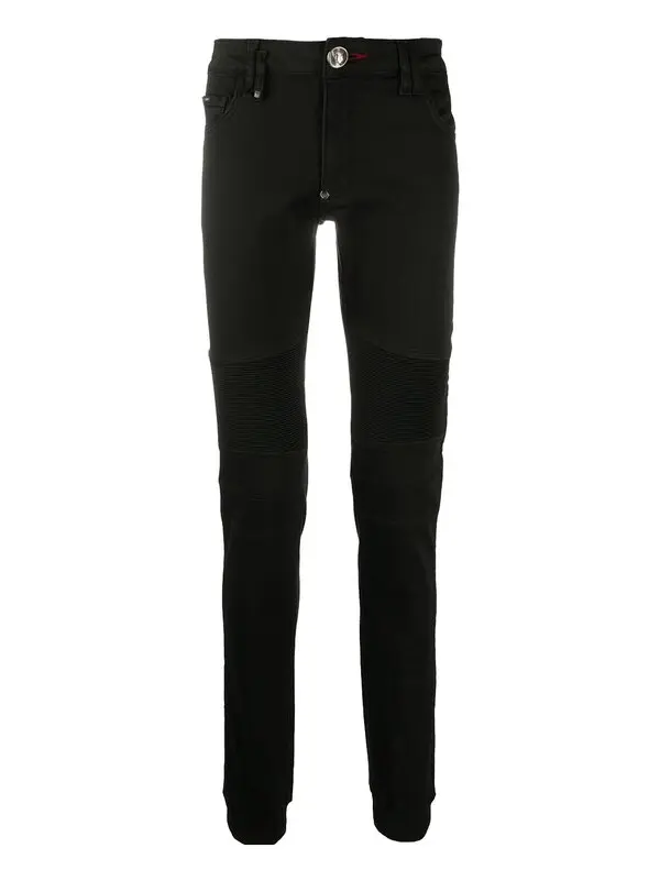 Philipp Plein Slim Fit Jogging Jeans - Black