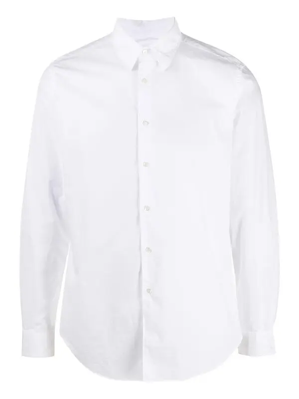 Aspesi Button-up Cotton Shirt - White