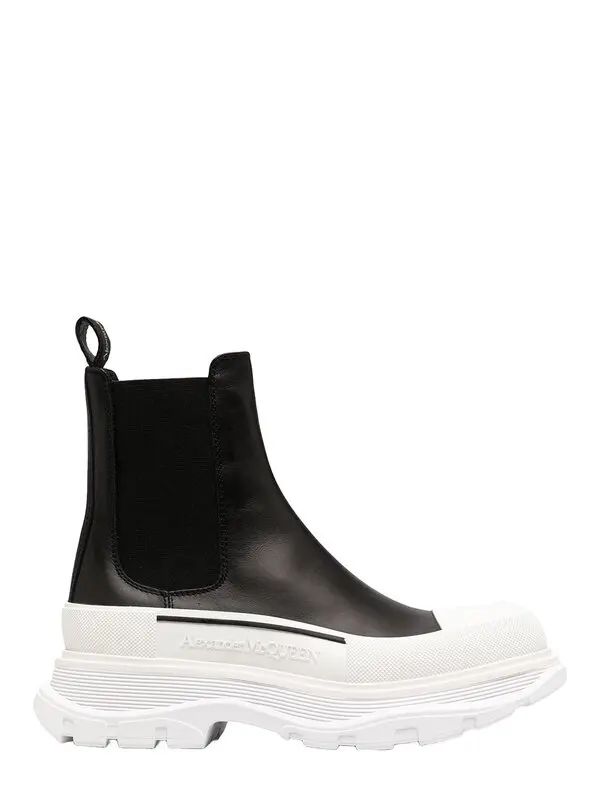 Alexander McQueen Chunky Sole Chelsea Boots - Black