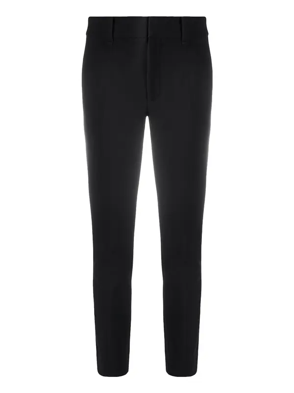 Vince High-waist Cropped Trousers - Black