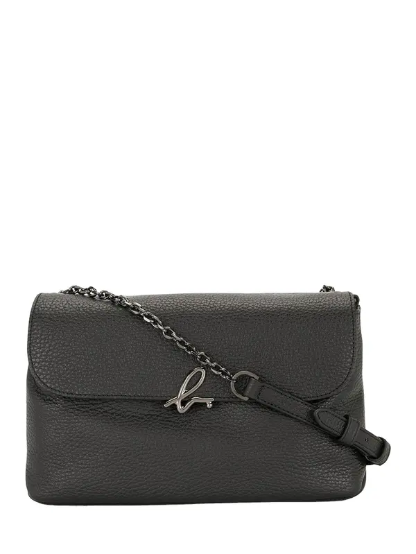 AGNÈS B. Logo Plaque Cross-body Bag - Black
