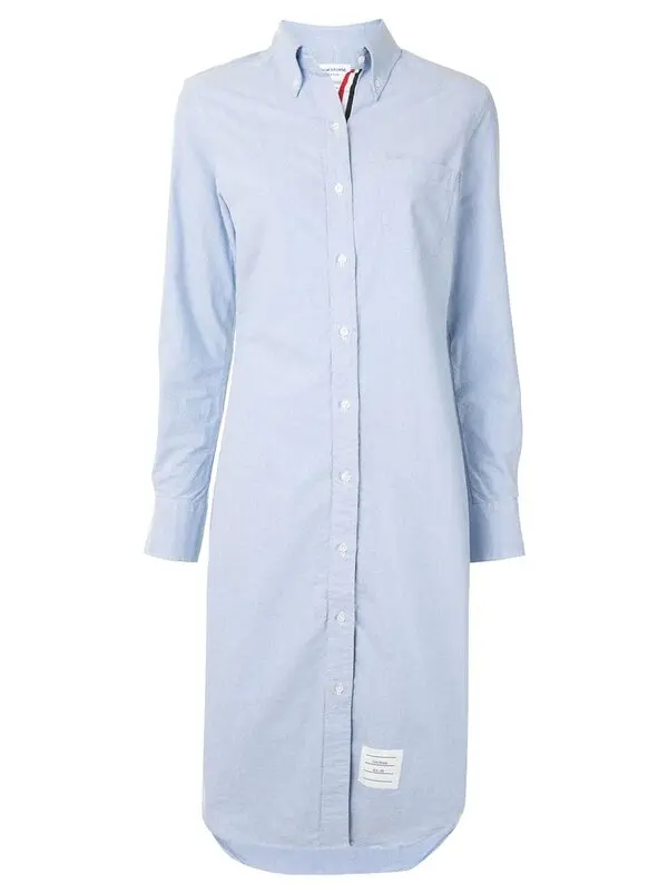 Thom Browne Oxford Shirtdress - Blue