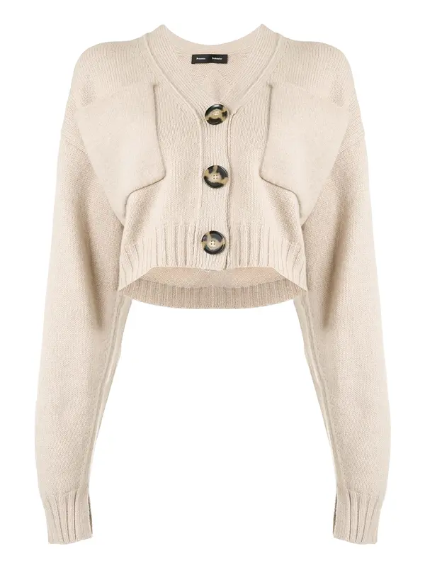 Proenza Schouler Eco Cashmere Cardigan - Brown