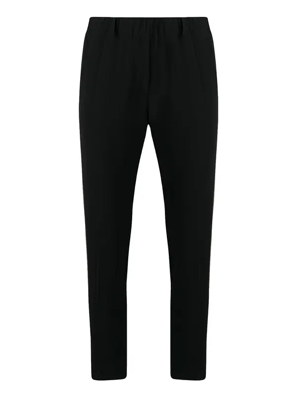 BLANCA VITA Side-strip Trousers - Black
