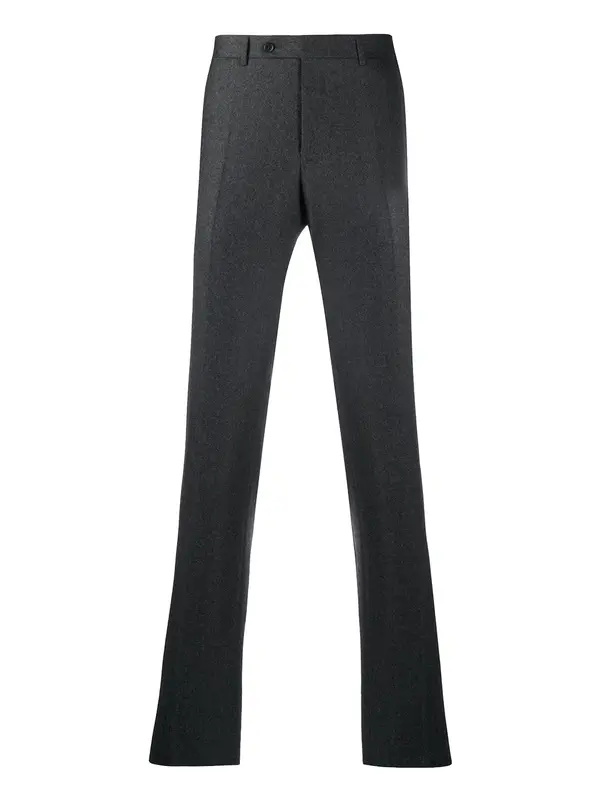 Canali Straight-leg Trousers - Grey