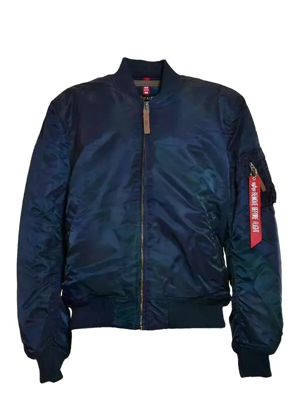 Alpha Industries Classic Zipped Bomber Jacket - Blue