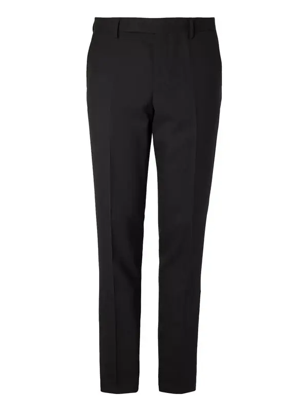 Paul Smith Soho Slim-fit Wool Trousers - Black