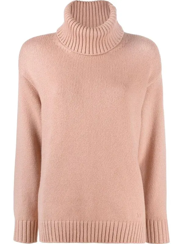 Valentino Garavani Roll Neck Jumper - Pink