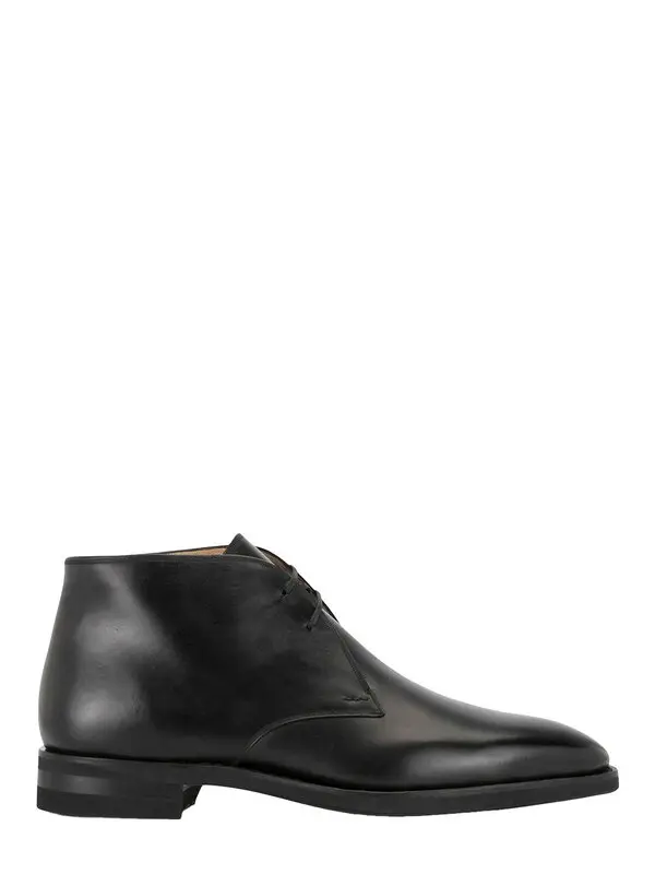 Bally Skiligny Leather Desert Boots - Black