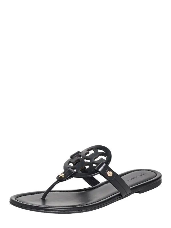 Tory Burch Miller Thong Sandals - Black