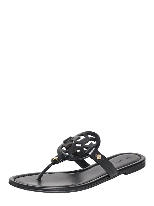 Tory Burch Miller Thong Sandals - Perfect Black