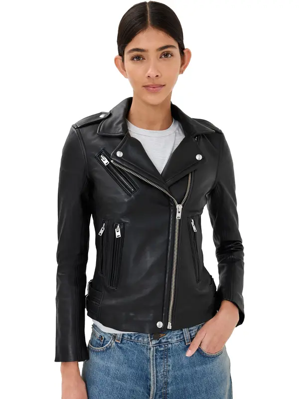 IRO PARIS Han Leather Jacket - Black