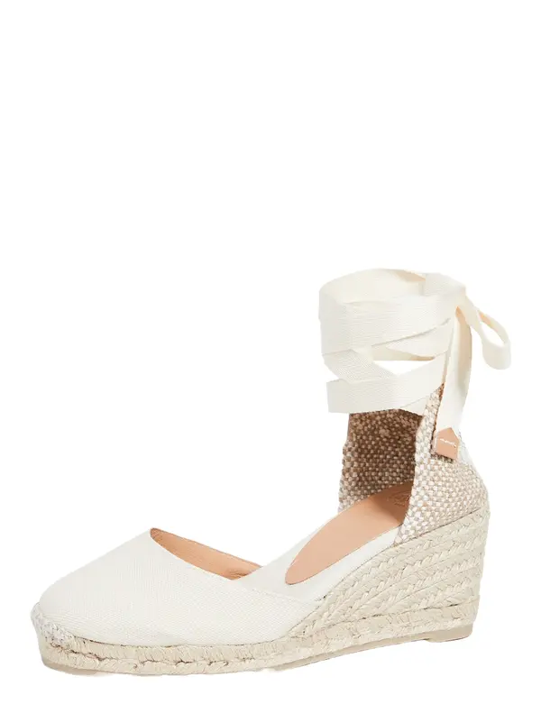 CastaÑer Carina Wedge Espadrilles - Ivory