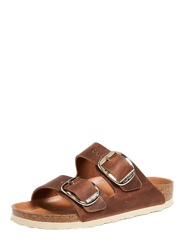 BIRKENSTOCK Arizona Big Buckle Sandals - Antique Cognac