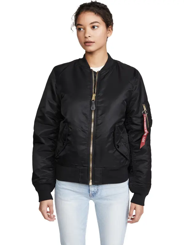Alpha Industries Ma-1 Reversible Bomber Jacket - Black