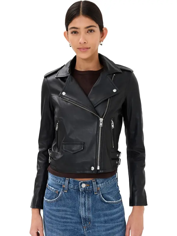 IRO PARIS Ashville Leather Jacket - Black