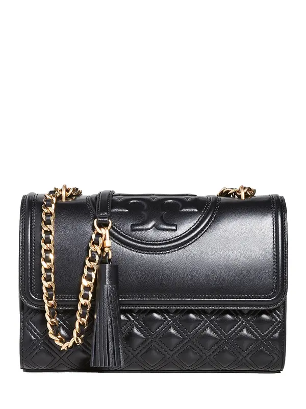 Tory Burch Fleming Convertible Shoulder Bag - Black