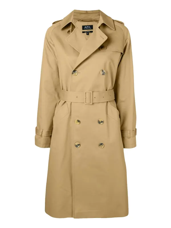 A.p.c. Greta Trench Coat - Neutrals