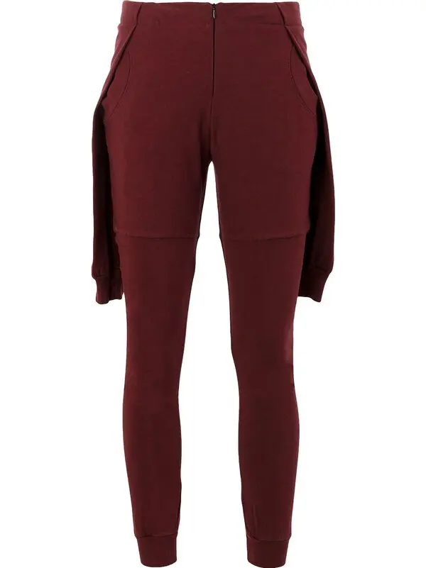 AGANOVICH Contemporary Track Pants - Red