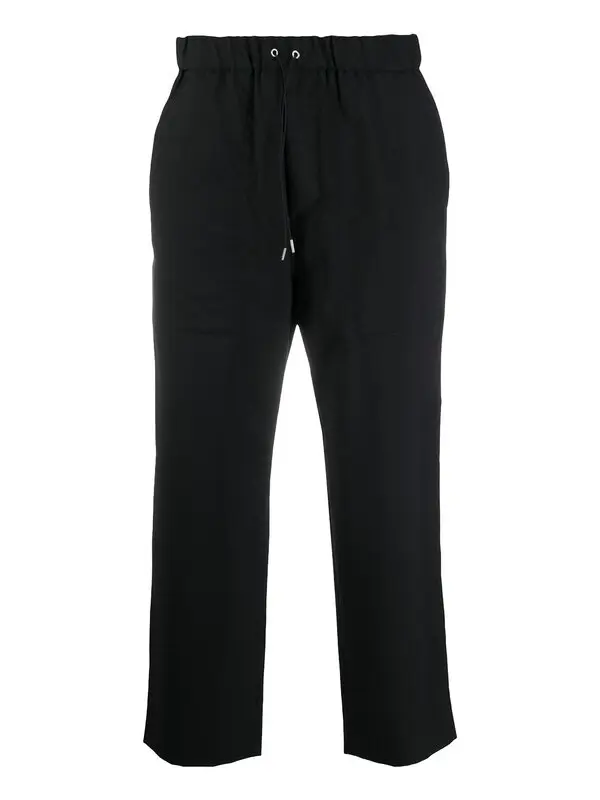 OAMC High-rise Cropped Trousers - Black