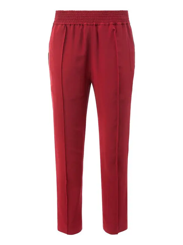 HAIDER ACKERMANN Cropped Pants - Red