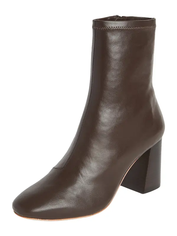 LOEFFLER RANDALL Elise Slim Ankle Booties - Chocolate