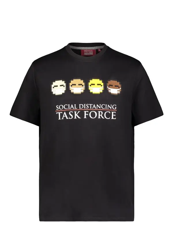 MOSTLY HEARD RARELY SEEN Task Force Cotton T-shirt - Black