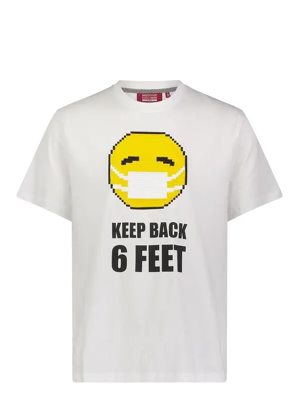 MOSTLY HEARD RARELY SEEN Keep Back Cotton T-shirt - White