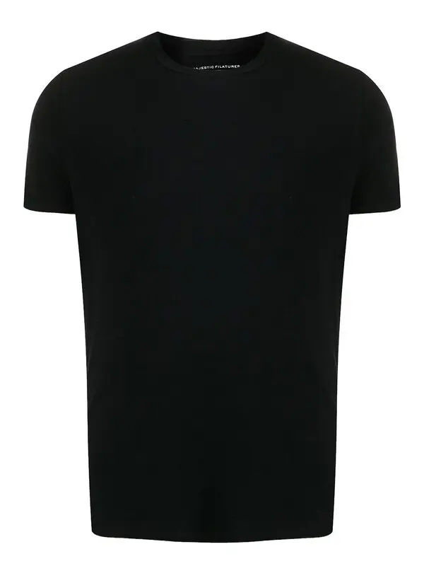 Majestic Filatures Crew Neck T-shirt - Black
