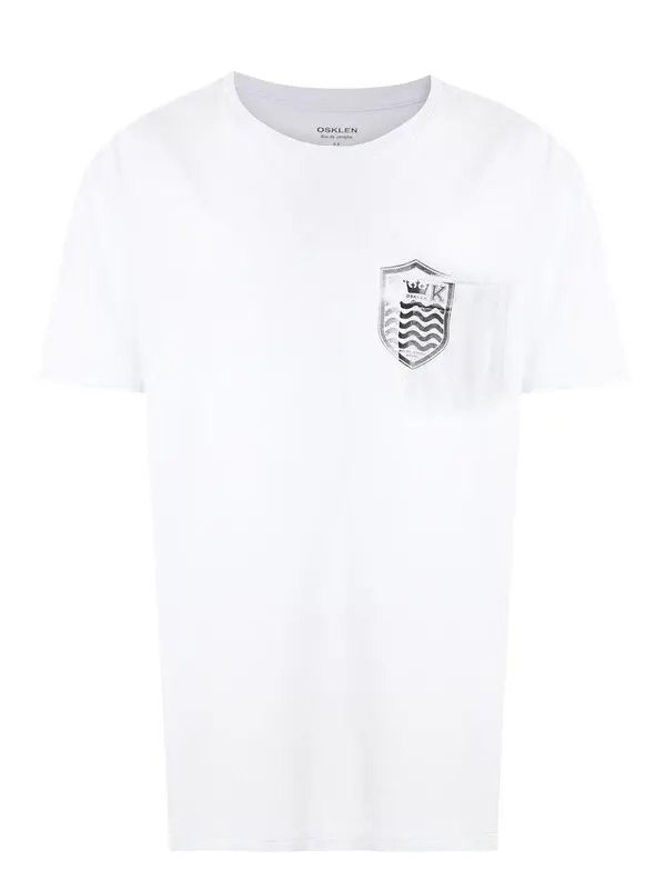 OSKLEN Brasão Print T-shirt - White