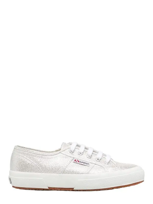 Superga Metallic Low-top Sneakers - Silver