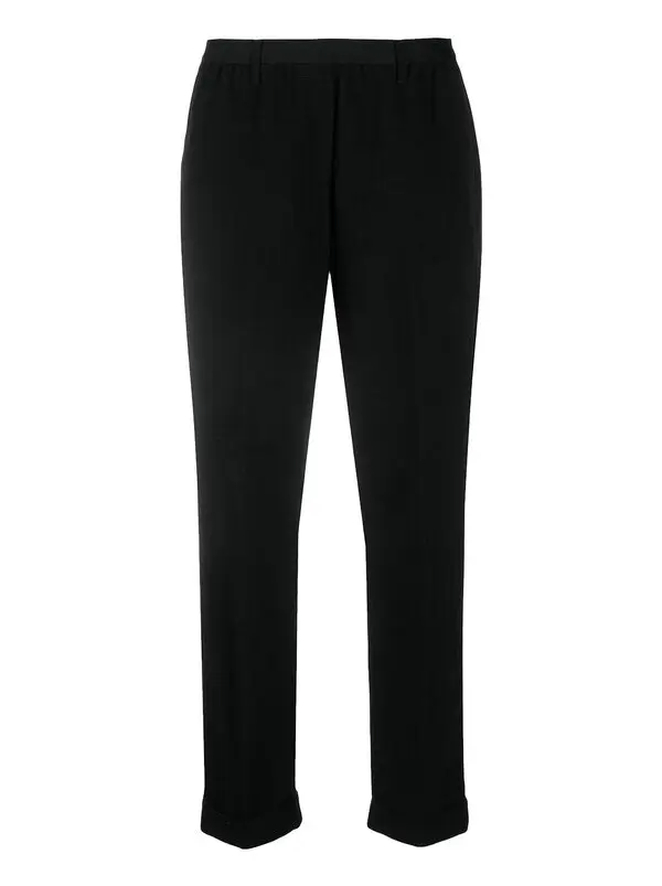 Maison Martin Margiela 2000s High-waisted Tapered Trousers - Black