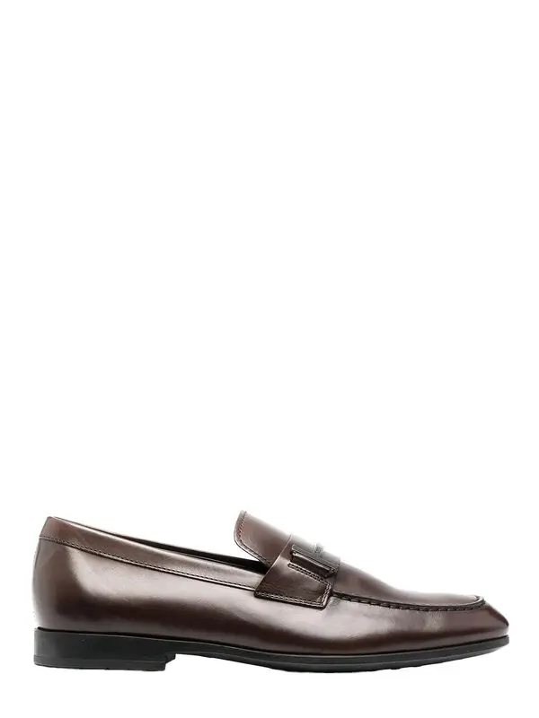 TOD'S T-buckle Loafers - Brown