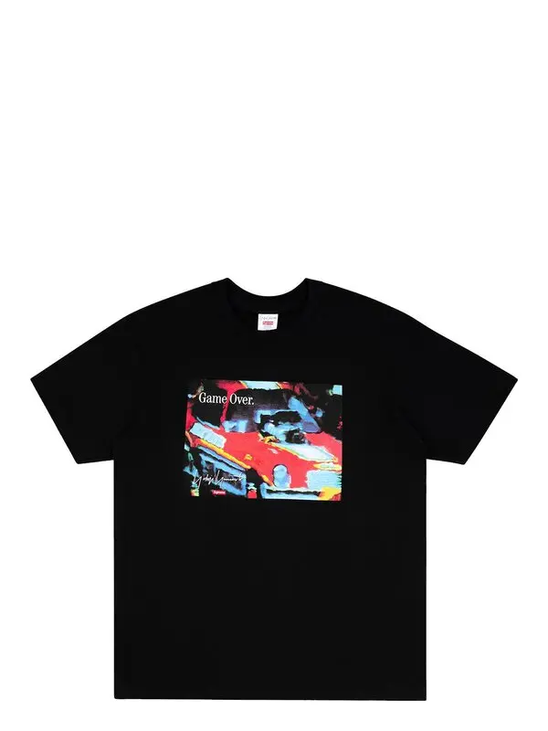 Supreme Yohji Yamamoto Game Over-print T-shirt - Black