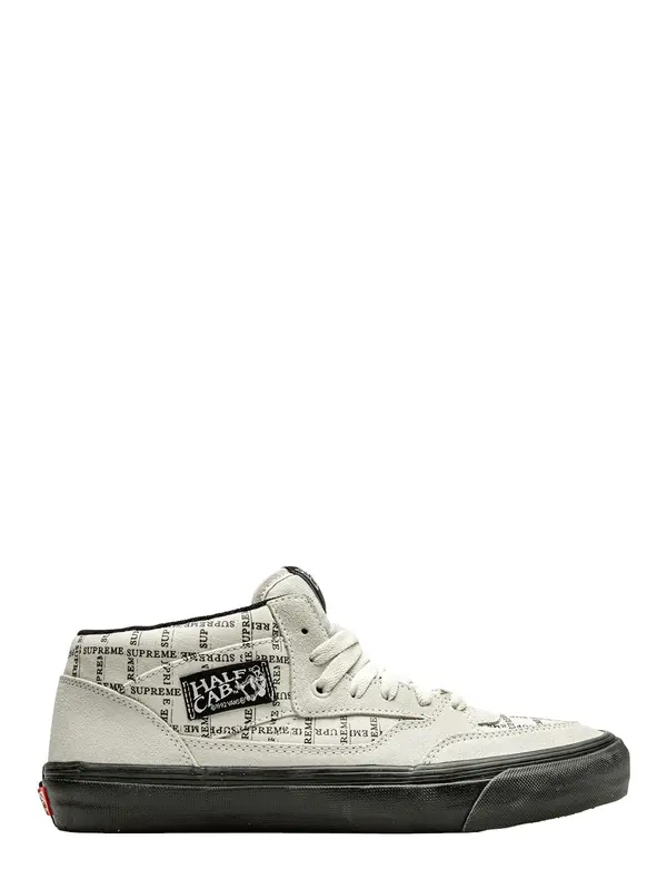 VANS X Supreme Half Cab Pro Grid Logo Sneakers - Neutrals