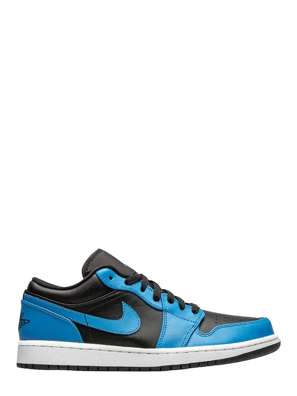 JORDAN Air 1 Low Laser Blue Sneakers - Black