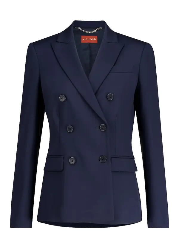 Altuzarra Stretch-wool Blazer - Blue