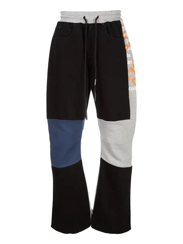 Off-White Patchwork Sweatpants - Black