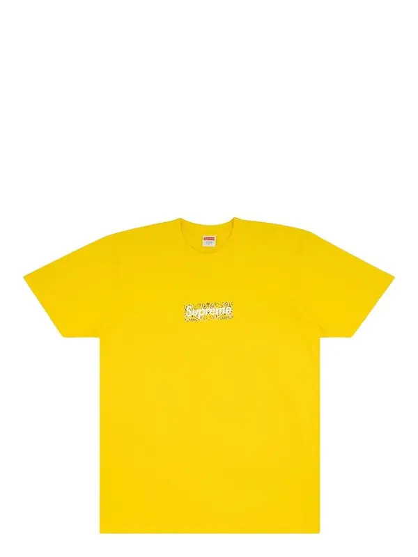 Supreme Bandana Box Logo Crew Neck T-shirt - Yellow
