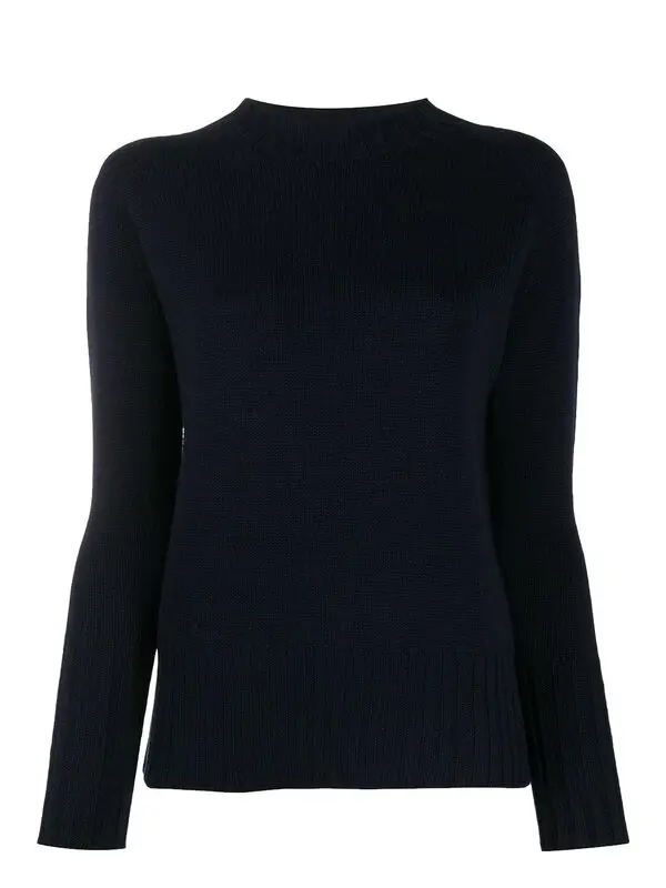 DRUMOHR Knitted Round Neck Jumper - Blue