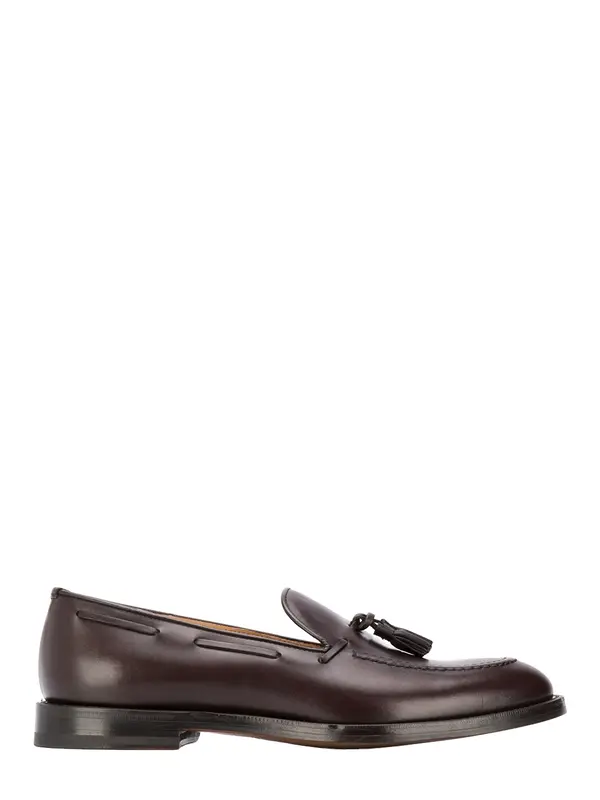 SCAROSSO William Tassel Loafers - Brown