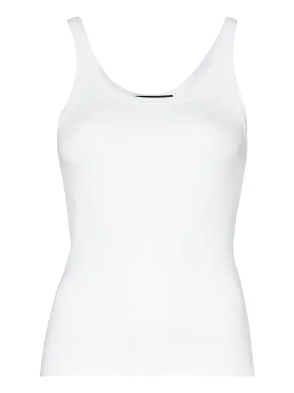 Ksubi Ribbed Tank Top - White