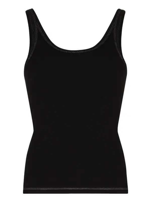 Ksubi Ribbed Tank Top - Black