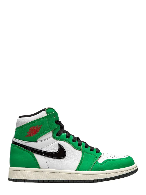 JORDAN Air 1 Retro High Og Lucky Sneakers - Green