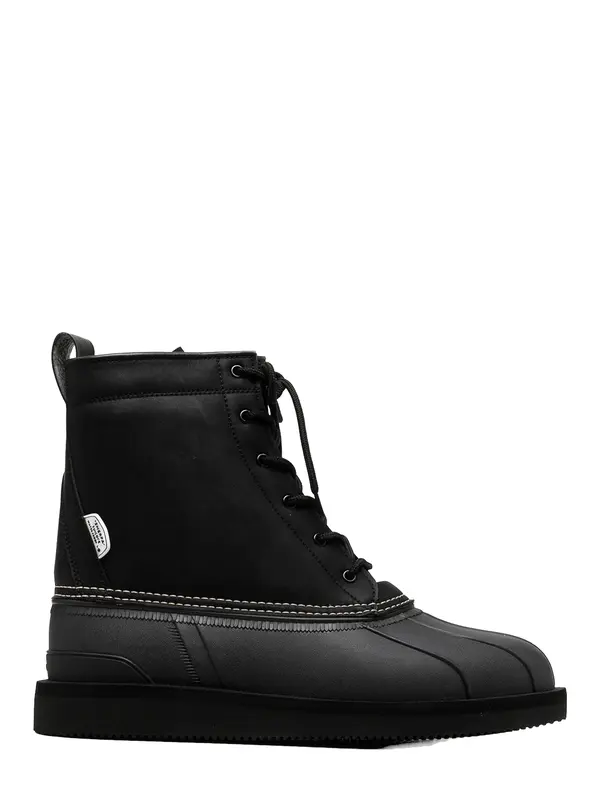 Suicoke Alal Lace-up Ankle Boots - Black