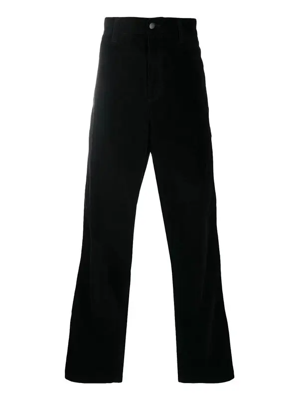 Carhartt Work In Progress High-rise Corduroy Trousers - Black