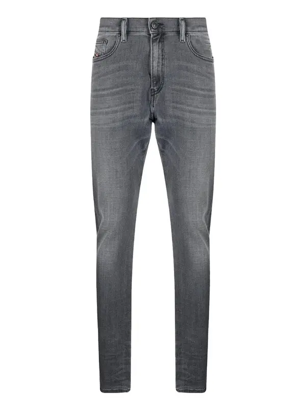 DIESEL® D-amny Mid-rise Slim-fit Jeans - Grey